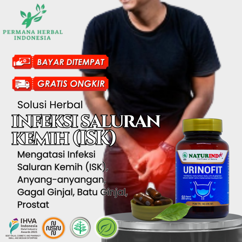 Jual Obat Herbal Infeksi Saluran Kemih Sering Kencing Anyang Anyangan Berbusa Urinofit Naturindo ...