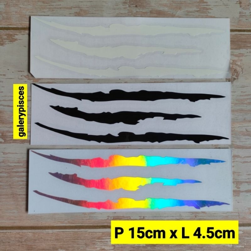 Jual stiker motor gambar cakar sticker variasi | Shopee Indonesia