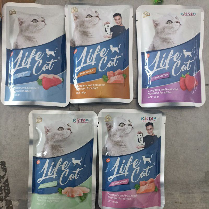 Jual Life cat pouch 85gram lifecat | Shopee Indonesia