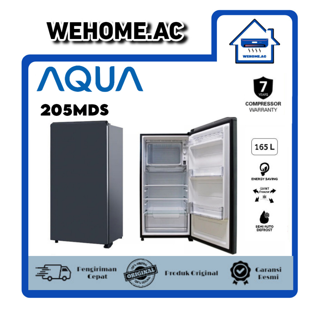 Jual Kulkas Aqua 1 Pintu 205MDS Kulkas 1 Pintu Aqua Kulkas Satu Pintu ...