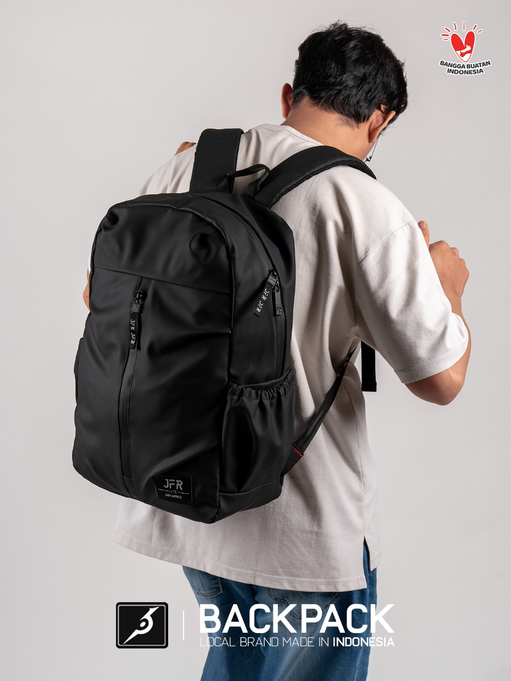 Jual JFR Fold Backpack - Ransel Bahan Polyester JBAG19 | Shopee Indonesia