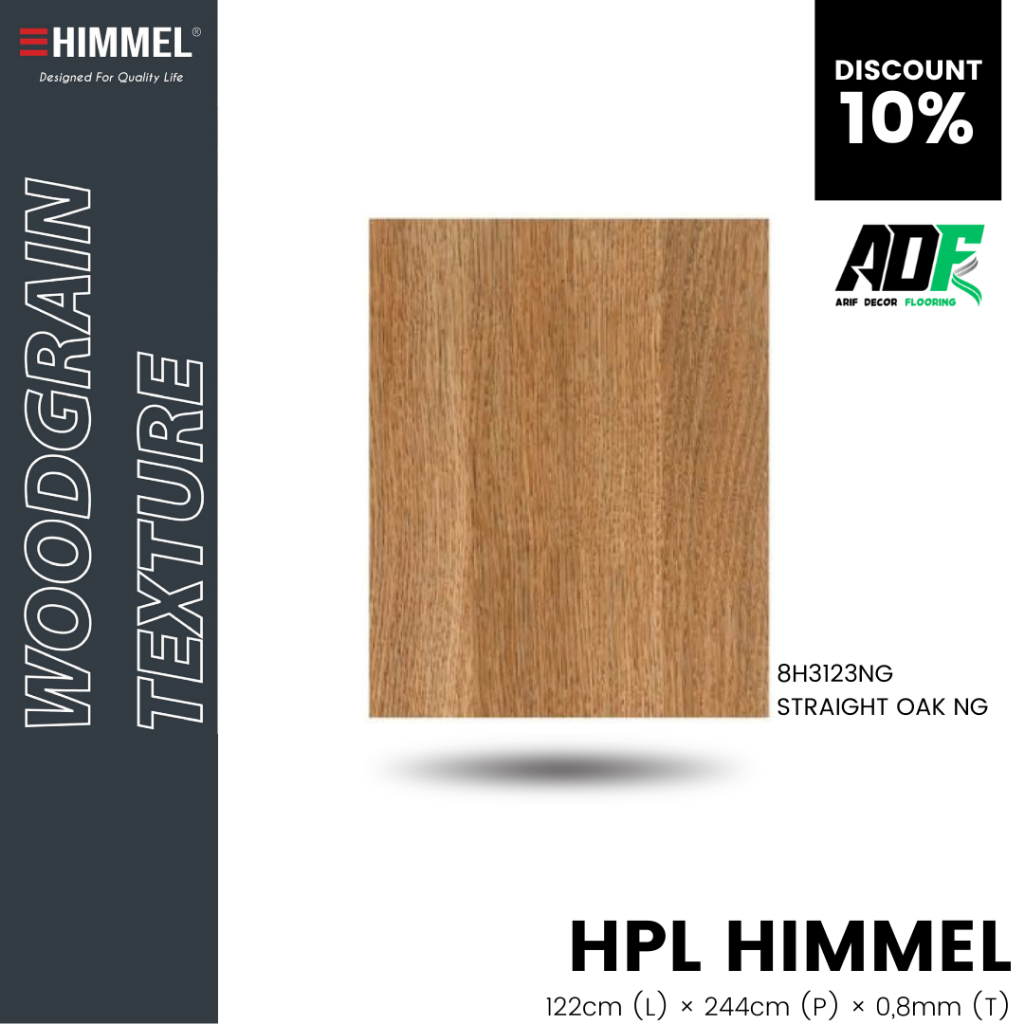 Jual HPL HIMMEL WOODGRAIN TEXTURE 8H3123NG Pelapis Furniture Meja ...