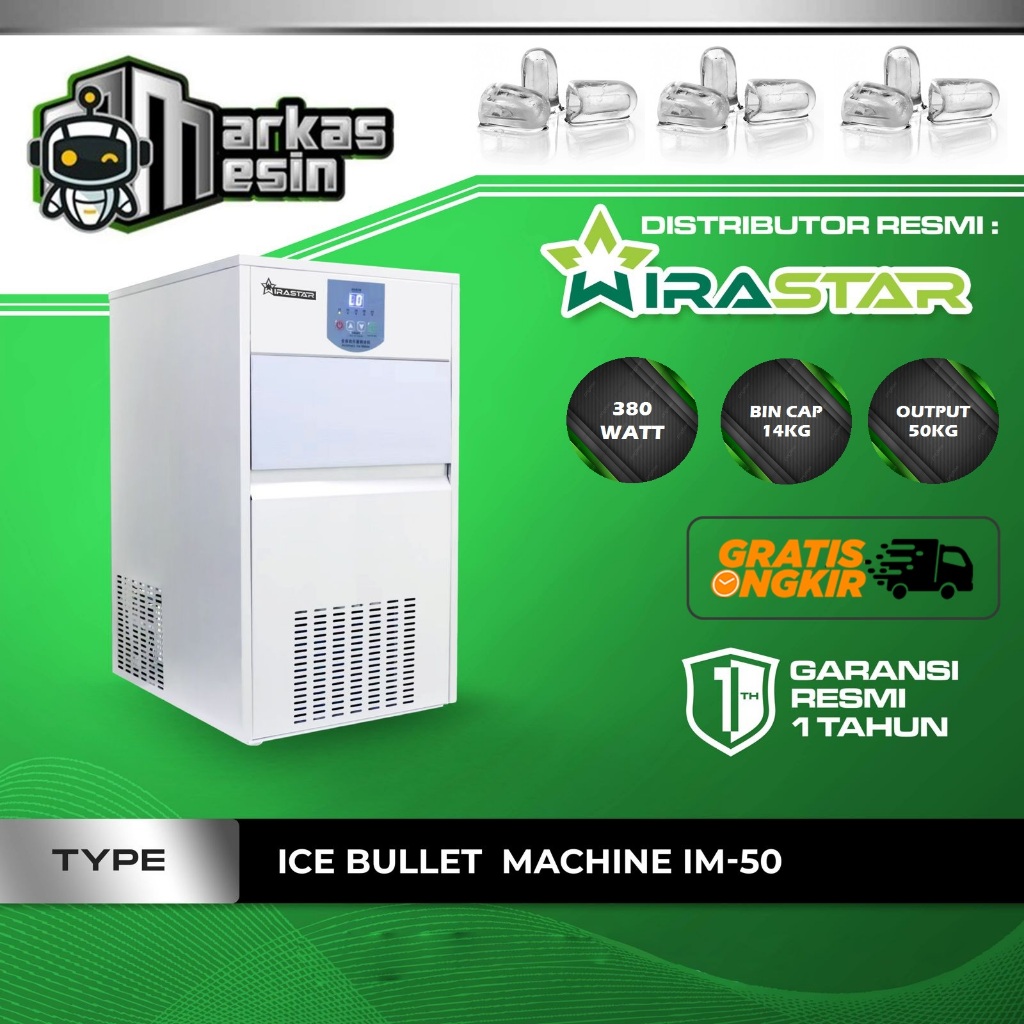 Jual Ice Bullet Machine Wirastar Ice Tube IM-50 WIRASTAR | Shopee Indonesia