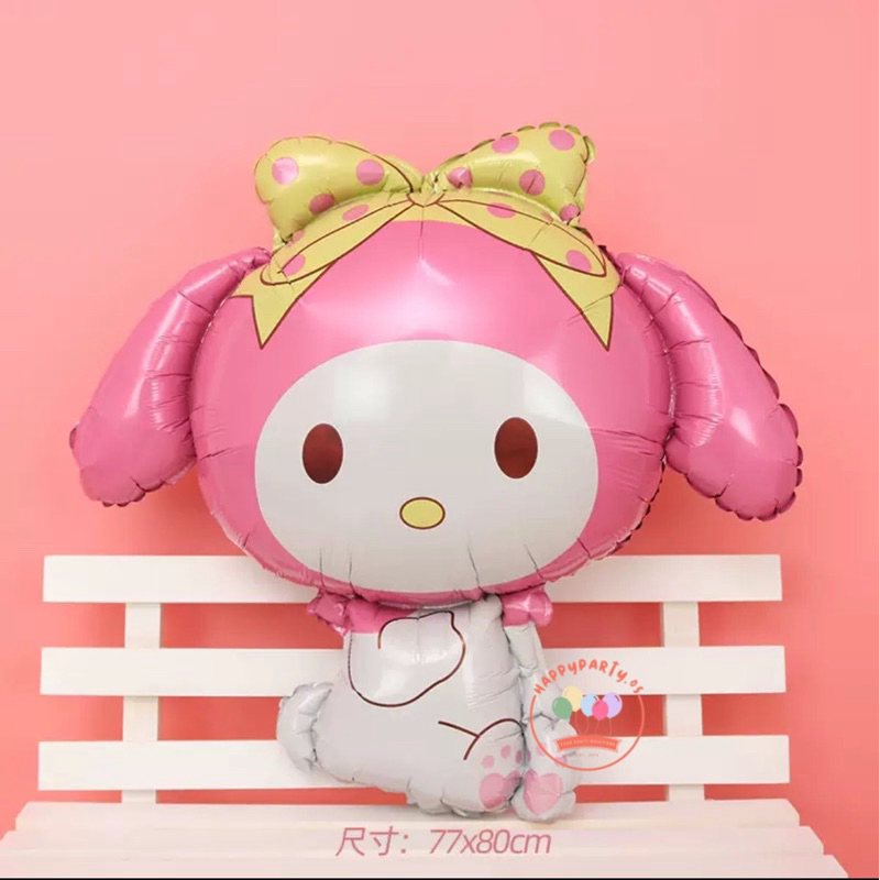 Jual Balon Foil Sanrio Hello Kitty Kuromi Melody Cinnamorol Stellalou ...