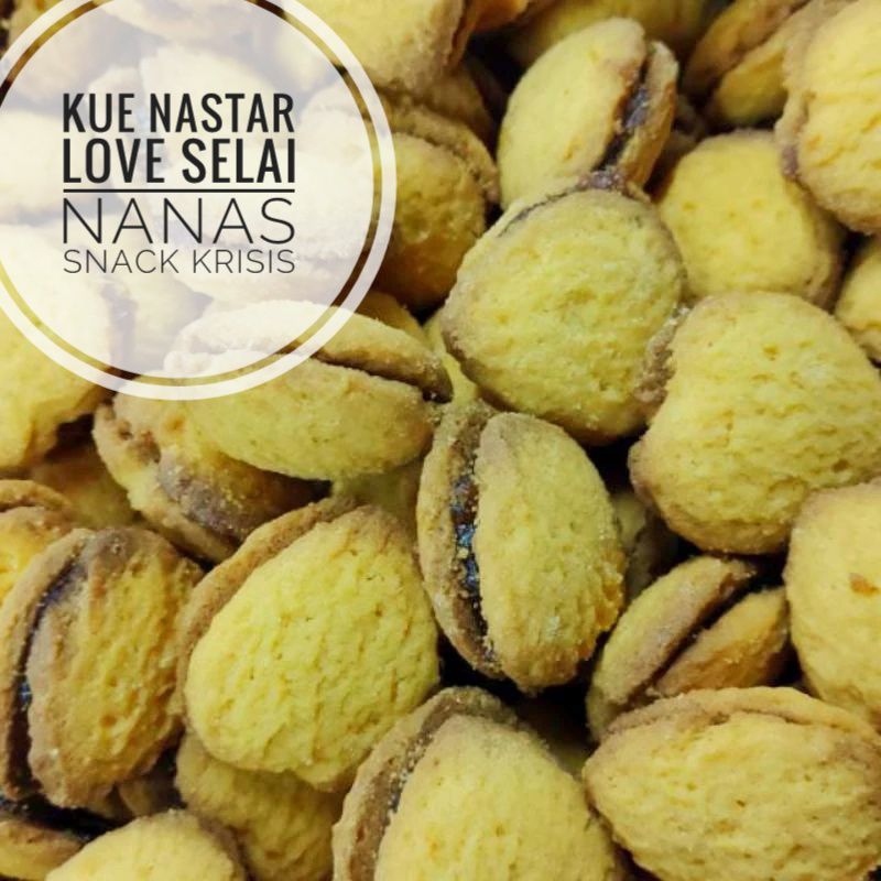 Jual kue nastar love selai nanas bentuk hati 250 gram | Shopee Indonesia