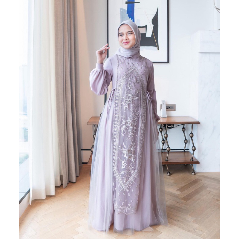 Jual GAUN LUNA / LUNA SET / COUPLE RAYA / BAJU LEBARAN / COUPLE LEBARAN ...