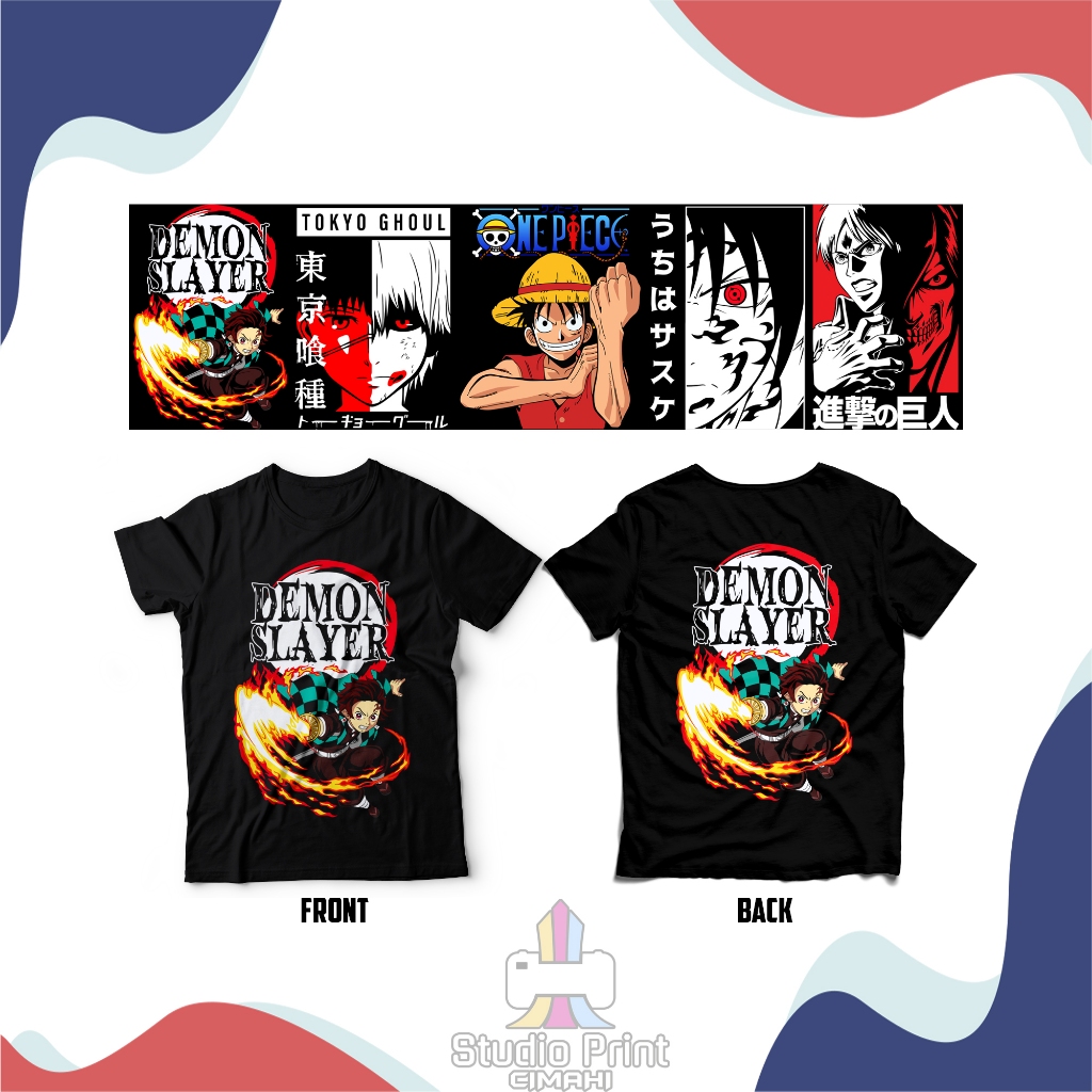 Jual STIKER SABLON SABLON SETRIKA SABLON DTF PRINTING TEMA ANIME UKURAN ...