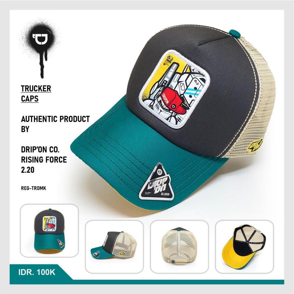 Jual DRIP ON Topi Jaring Trucker Hat Character Edition | Shopee Indonesia