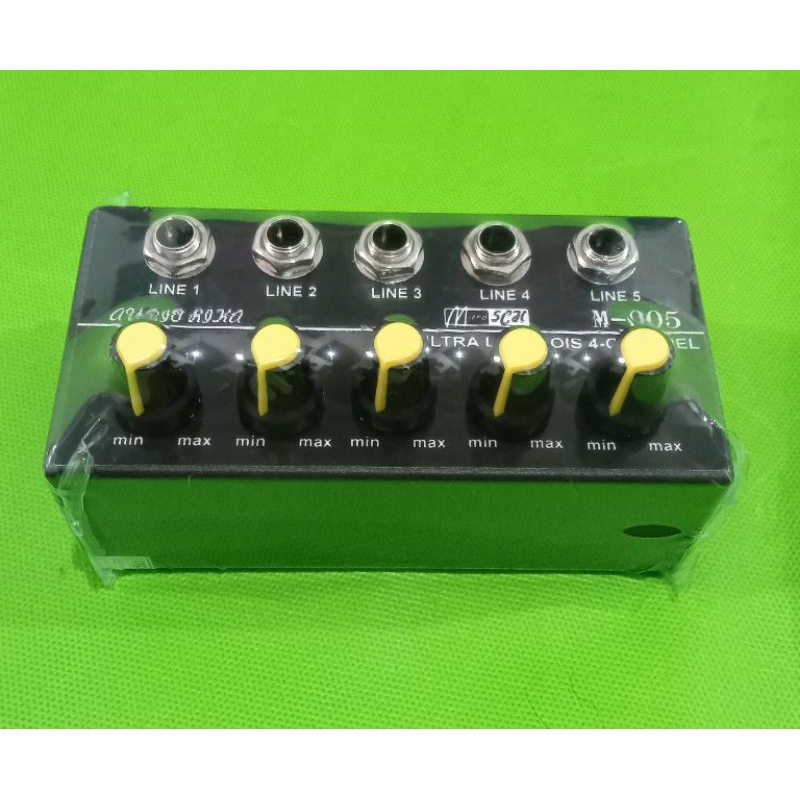 Jual parallel input mic 5 chanel. M005. untuk penambah input mixer ...