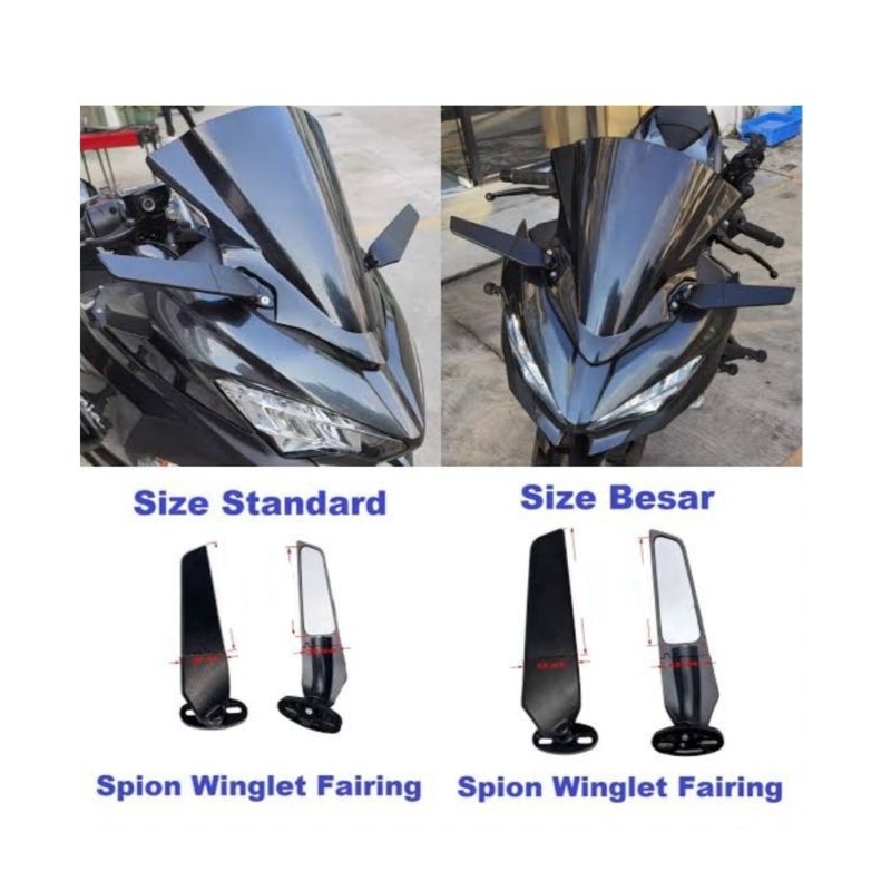 Jual spion fairing winglet / spion variasi winglet | Shopee Indonesia