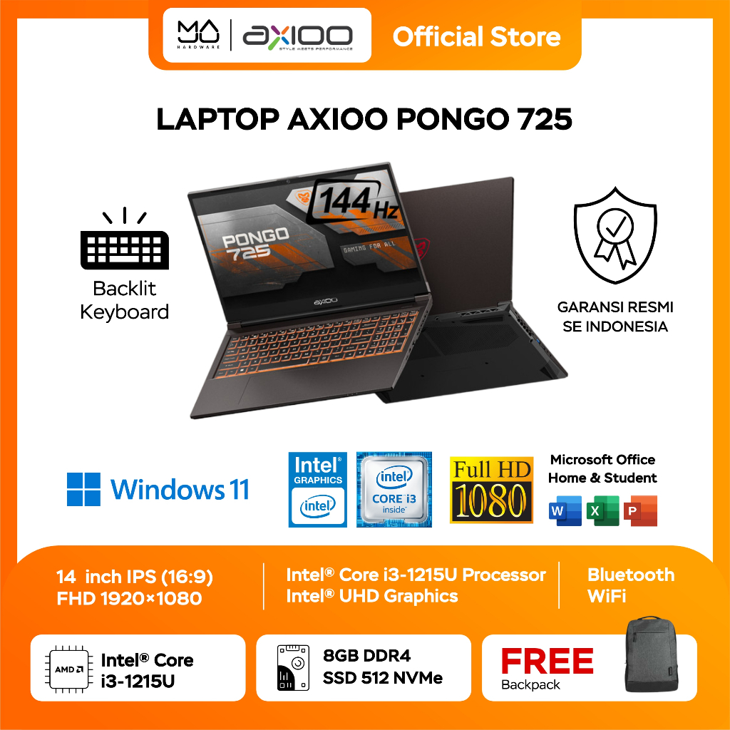 Jual Laptop Axioo Pongo 725 – Grey [i7 12650H-16GB-SSD 512GB-RTX2050 ...