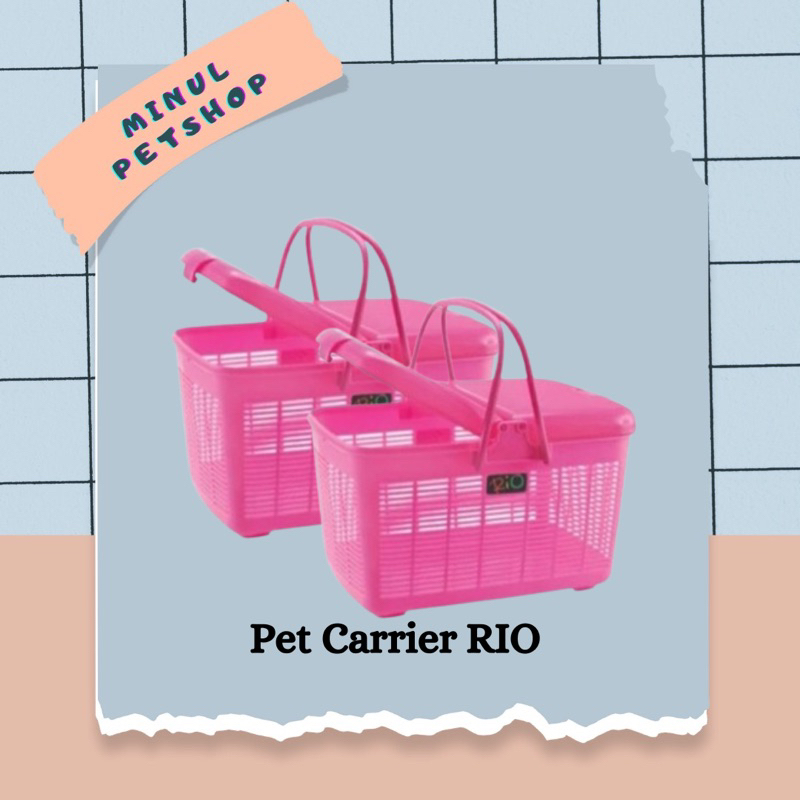 Jual Keranjang Rio -Pet Carrier Cargo Small | Shopee Indonesia