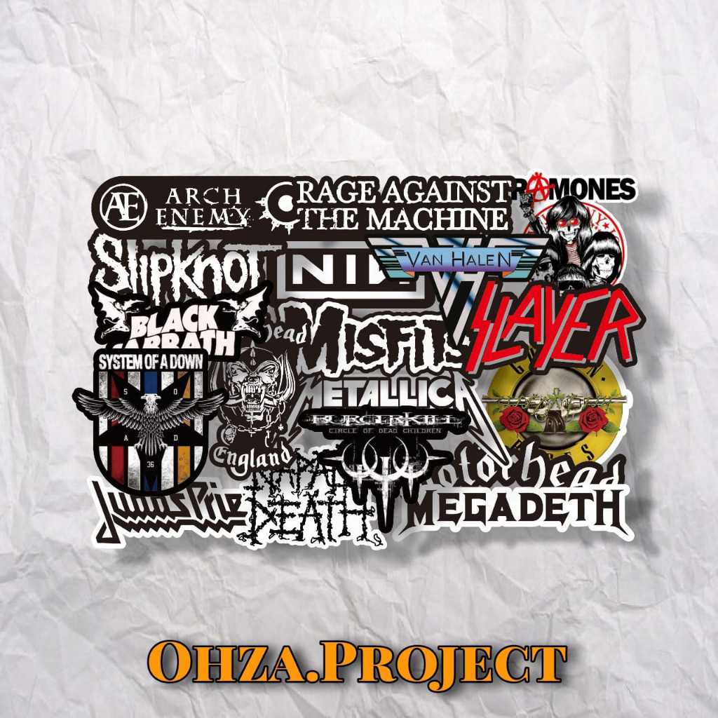 Jual STIKER BAND PACK SERIES STIKER AESTHETIC CASE HANDPHONE LAPTOP ...