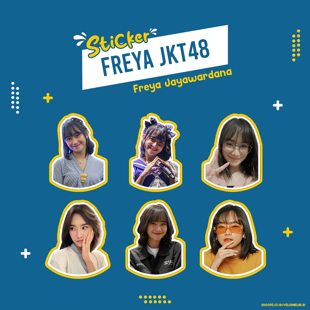Jual [ ISI 6 ] Sticker Pack JKT48 Lucu Aesthetic High Quality | Shopee ...