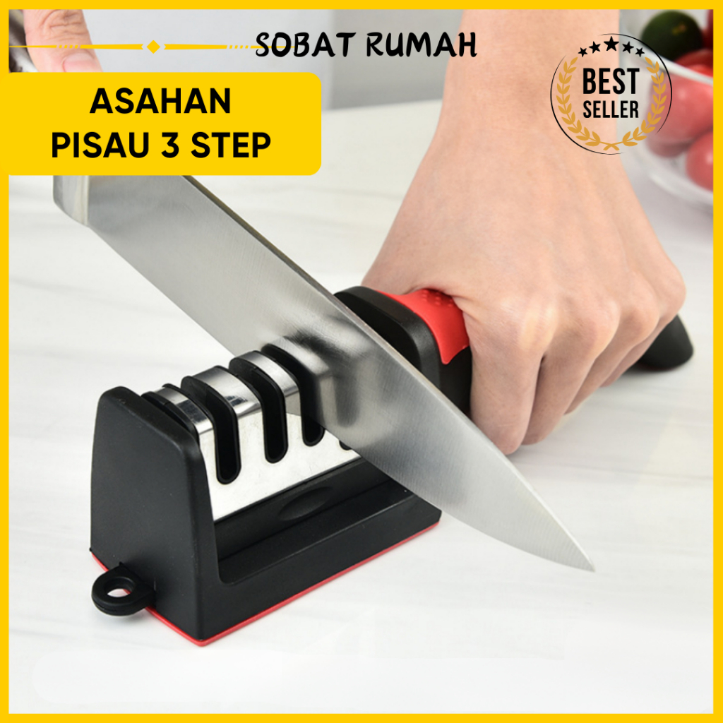 Jual ASAHAN PISAU Stainless Stell Pengasah Knife Gunting Serbaguna ...
