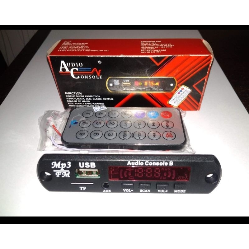Jual Modul MP3 Player Blootot Terdapat kotak / Kit Audio Console ( USB ...