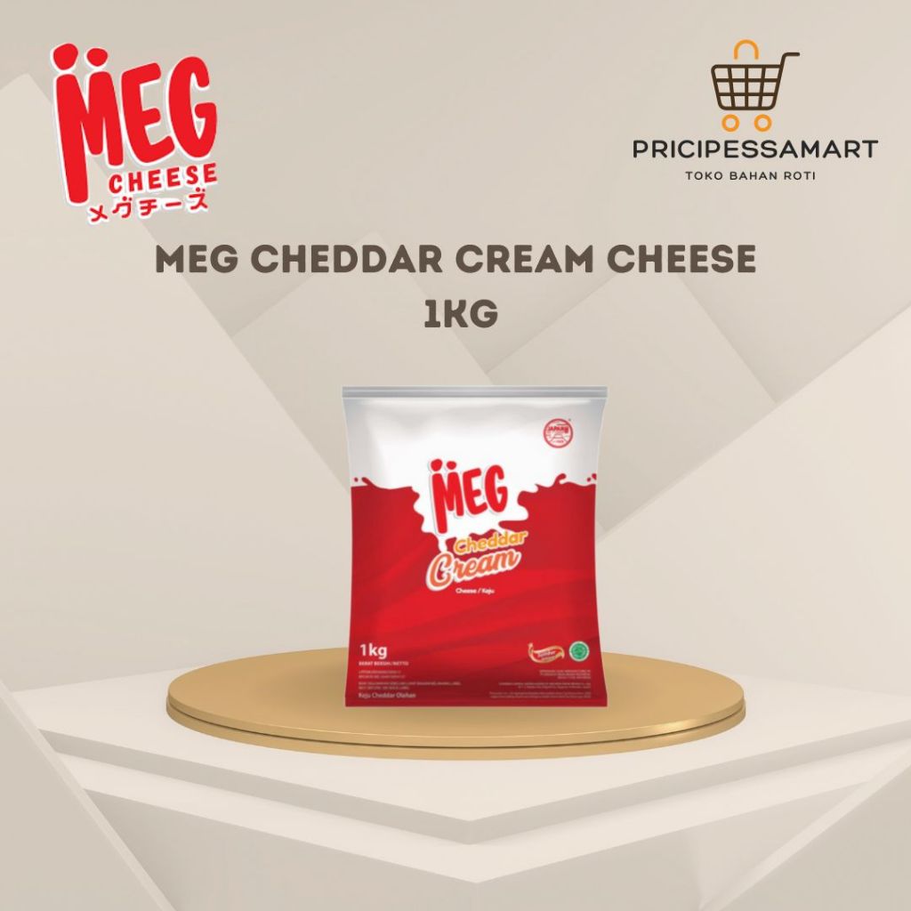 Jual MEG CHEDDAR CREAM CHEESE 1KG | Shopee Indonesia
