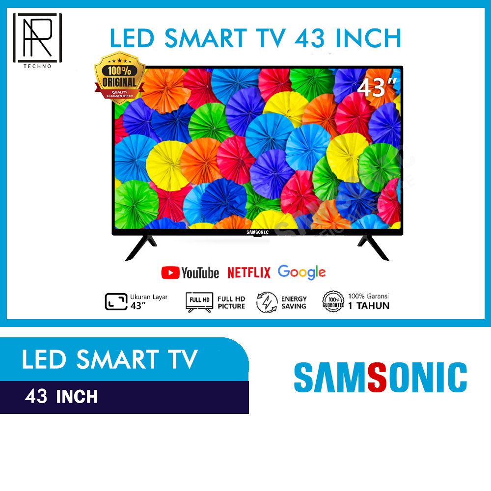 Jual SAMSONIC TV LED 43 Inch Smart TV & Digital LED TV HD Netflix ...