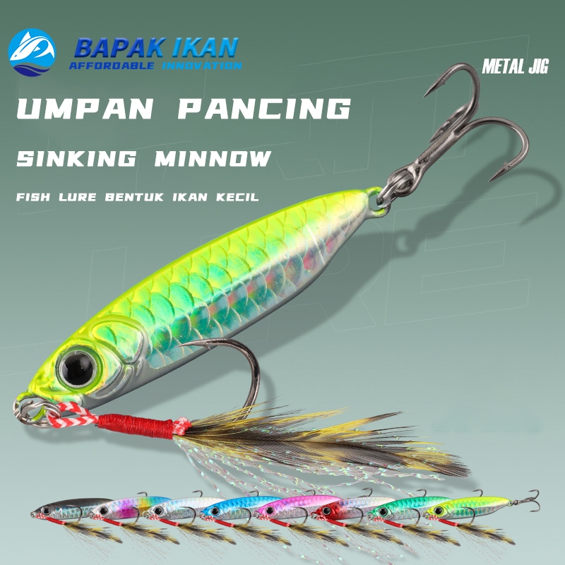 Jual Bapak Ikan 7g/10g/15g/20g/25g/30g Umpan Mancing Ikan Gewang Spinner Balancer Fishing Lure ...