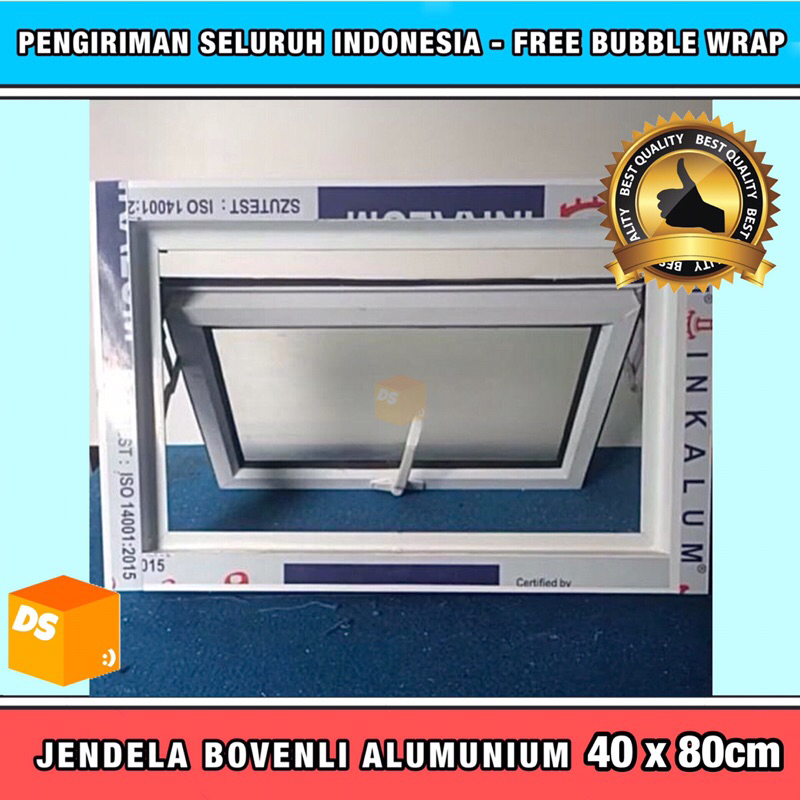 Jual JENDELA ALUMUNIUM BOVENLI 40 x 80cm (ALUMUNIUM WINDOW ...