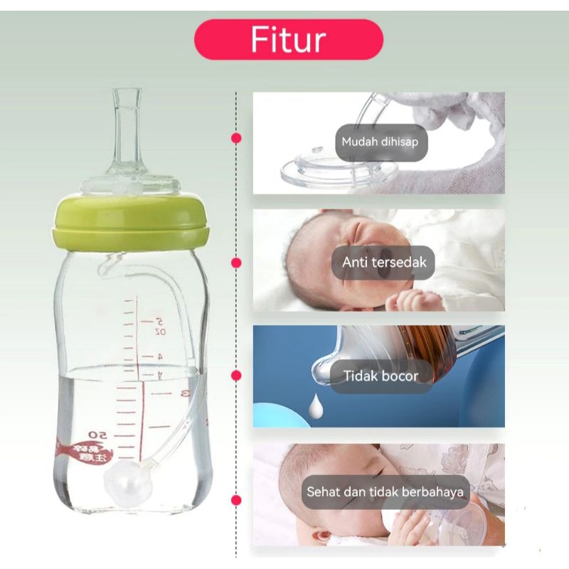 Jual Selang Sedotan Botol Bayi BPA Free Mudah Digunakan Cocok semua ...