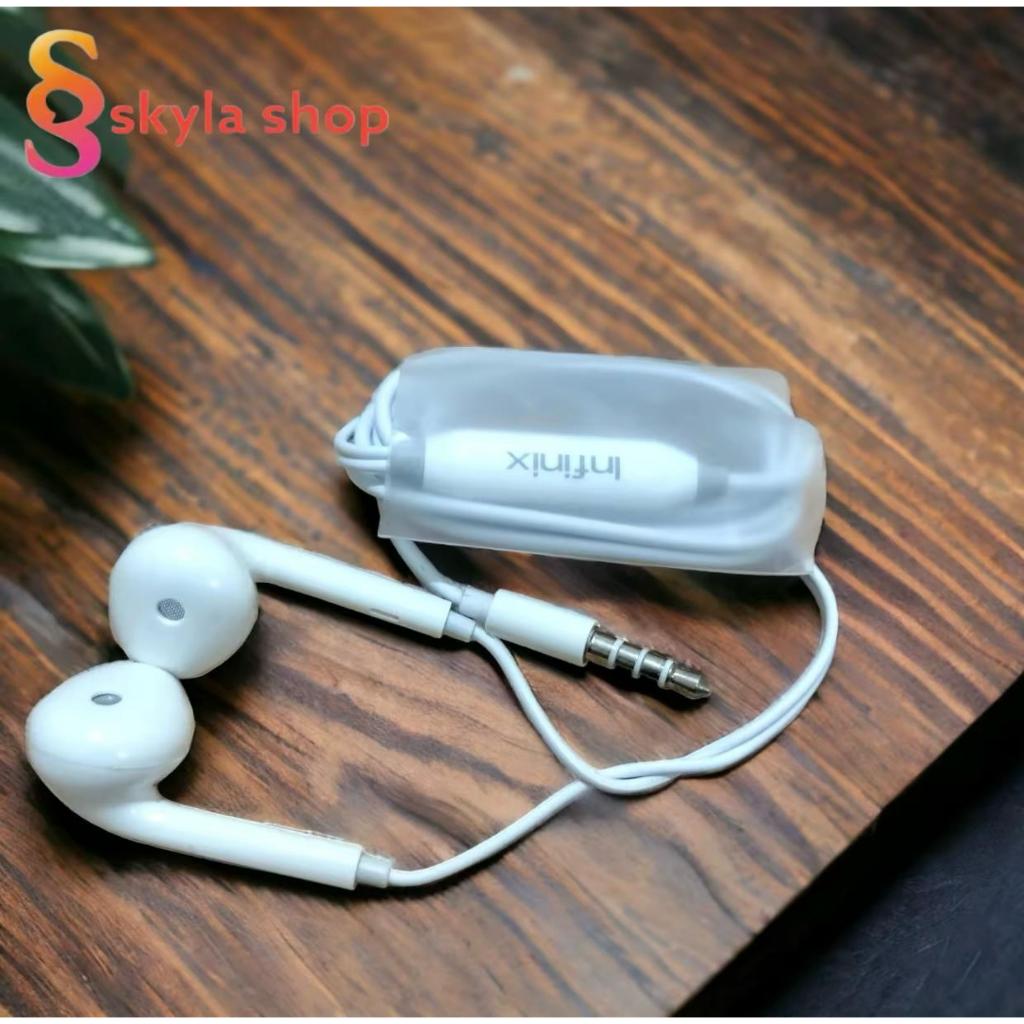 Jual Headset INFINIX 100% Kualitas Suara Jernih Extra Bass EARPHONE In ...
