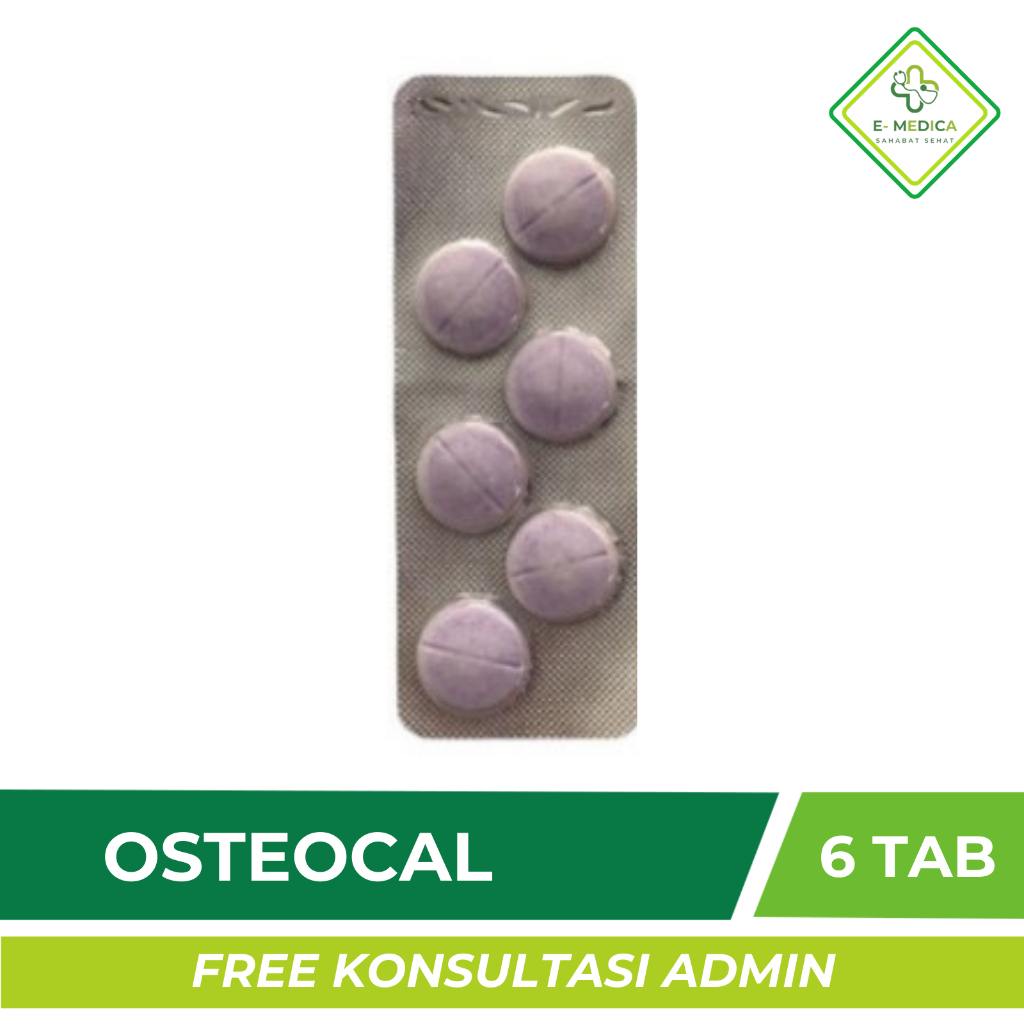 Jual (6 TAB) Osteocal Tablet - Mencegah Pengeroposan Tulang | Shopee ...
