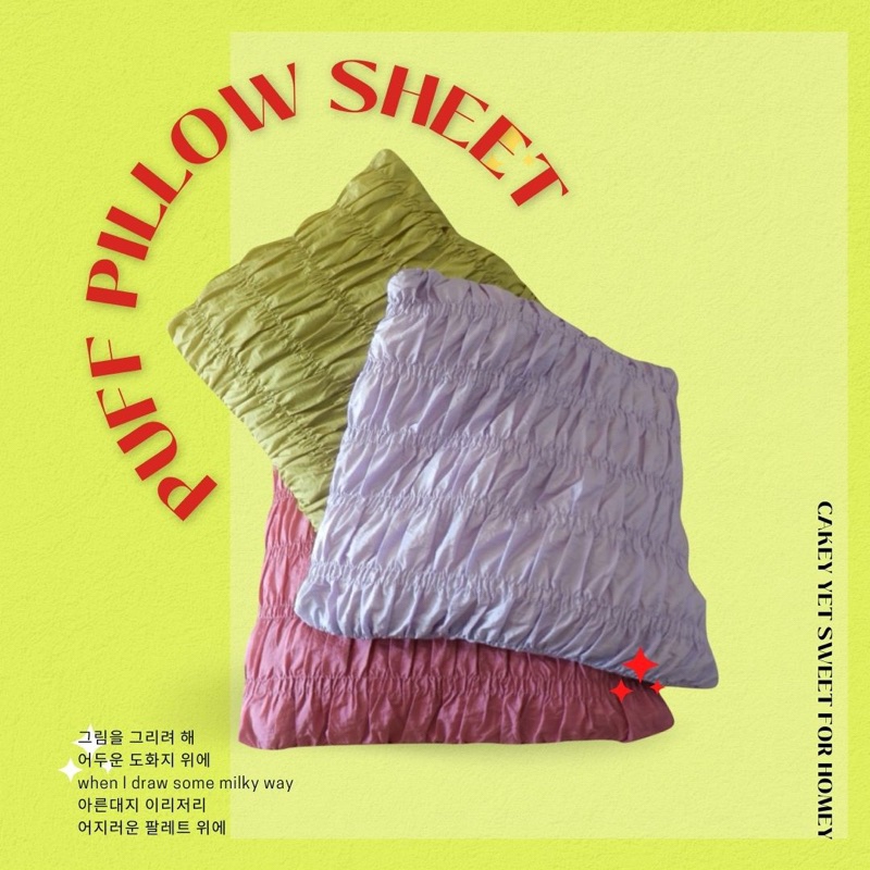 Jual PUFF PILLOW SHEET BY SUETORI | Shopee Indonesia
