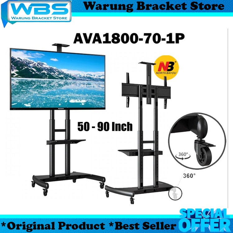 Jual Bracket Standing/Bracket TV Stand/Bracket Tv roda dorong/Bracket ...