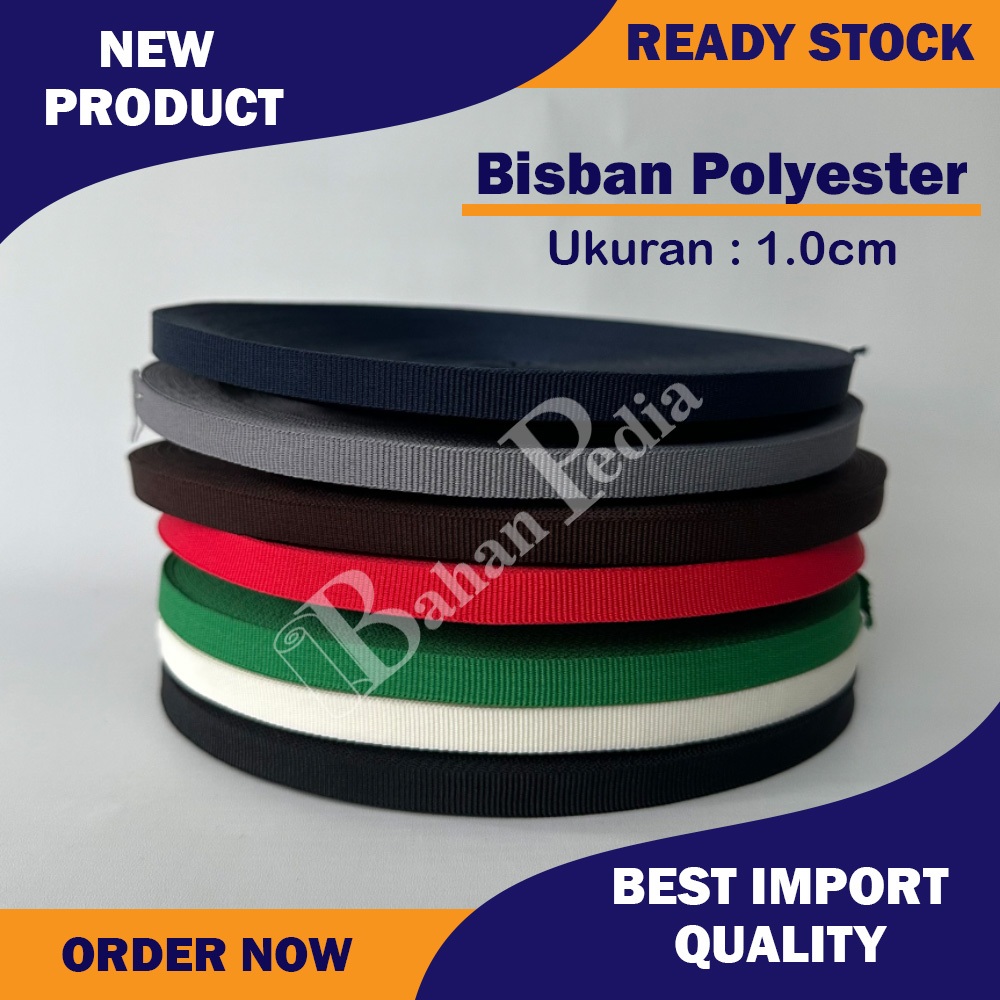 Jual [Roll 45mtr] Tali Webbing Bisban Botol Pelipit Plipit Polyester ...