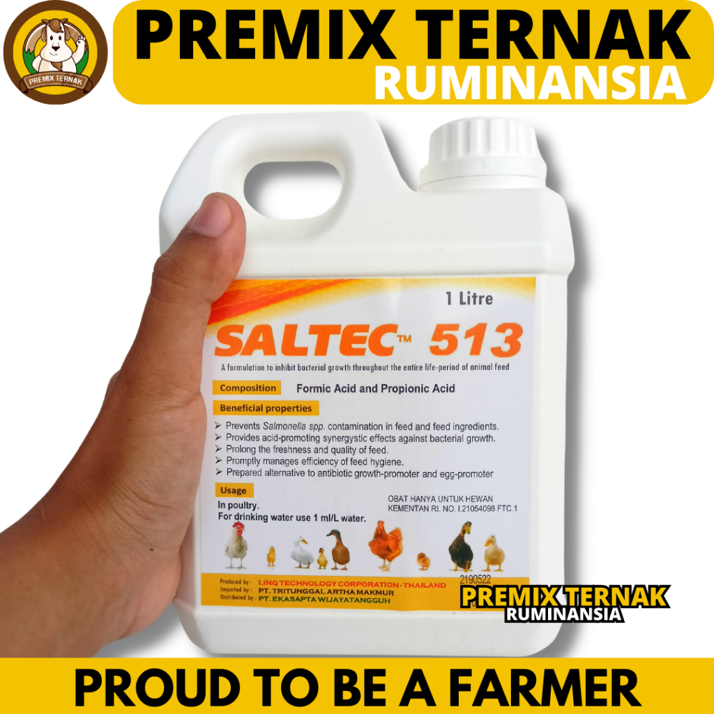 Jual SALTEC 513 1 LITER - Acidifier Cair Asam Propionat Asam Format ...