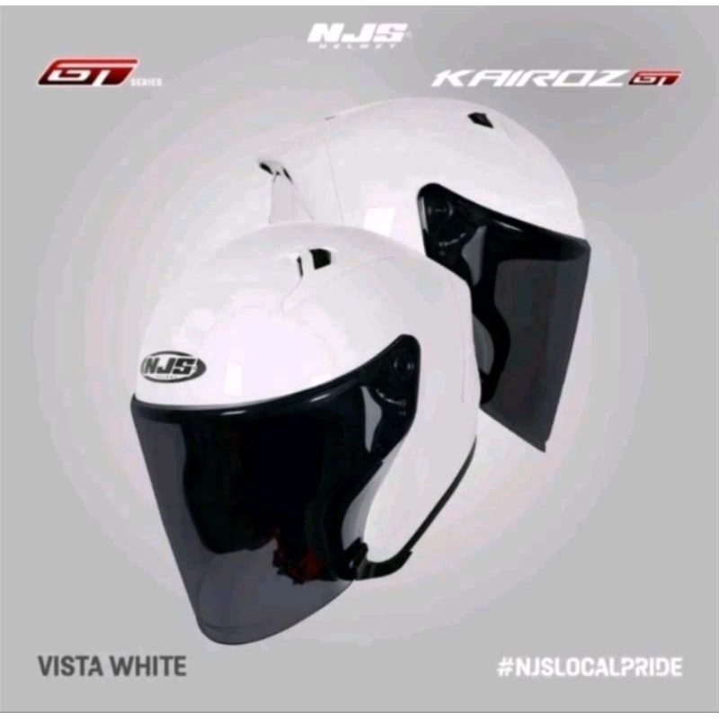 Jual Helm NJS Kairoz GT Solid Tali Microlock | Shopee Indonesia
