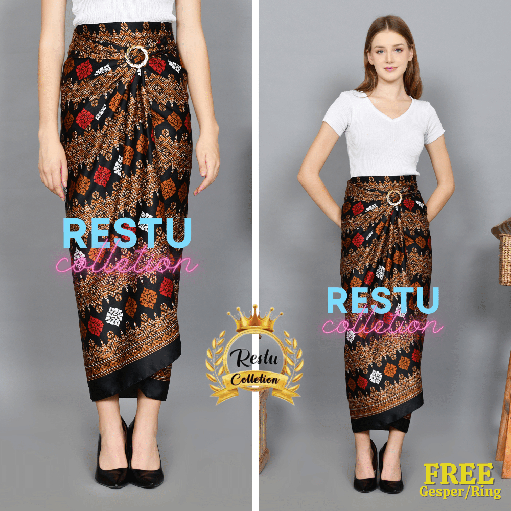 Jual Rok lilit batik / rok lilit batik kain lilit Premium / lilit batik ...