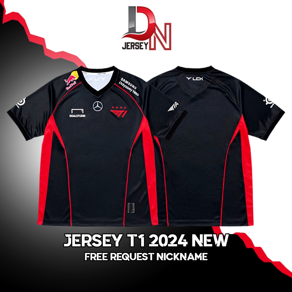 Jual JERSEY Baju Kaos T1 2024 TERBARU ( free request nickname ) | Shopee Indonesia
