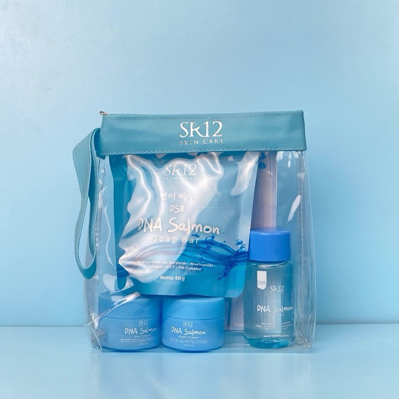 Jual Paket DNA Salmon SR12 Skincare BPOM Pencerah Wajah | Shopee Indonesia
