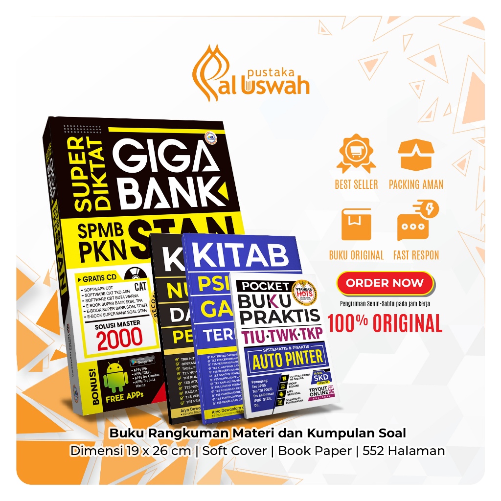 Jual BUKU STAN KEDINASAN : SUPER DIKTAT GIGA BANK SPMB PKN STAN ...