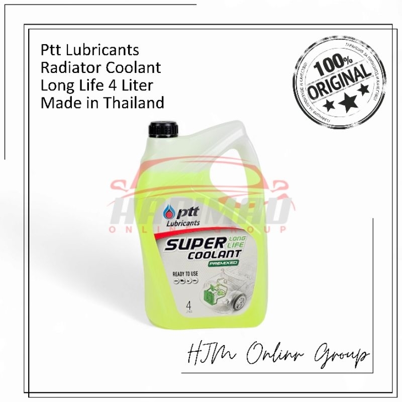 Jual Air Radiator Coolant Ptt Lubricants Super Long Life 4 Liter ...