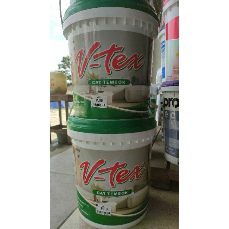 Jual CAT TEMBOK V-TEX PUTIH 20KG | Shopee Indonesia