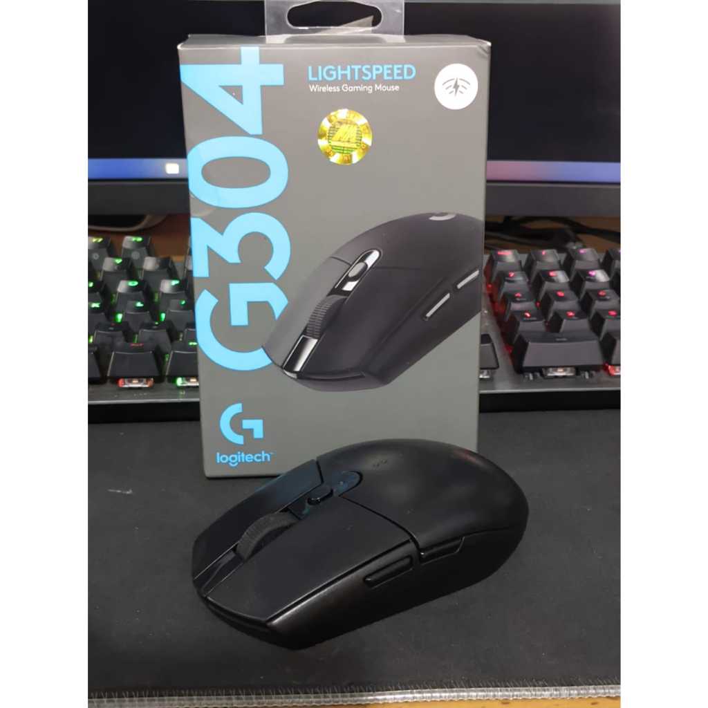 Jual Logitech G304 Lightspeed Mouse Gaming Wireless Sensor 12K DPI ...