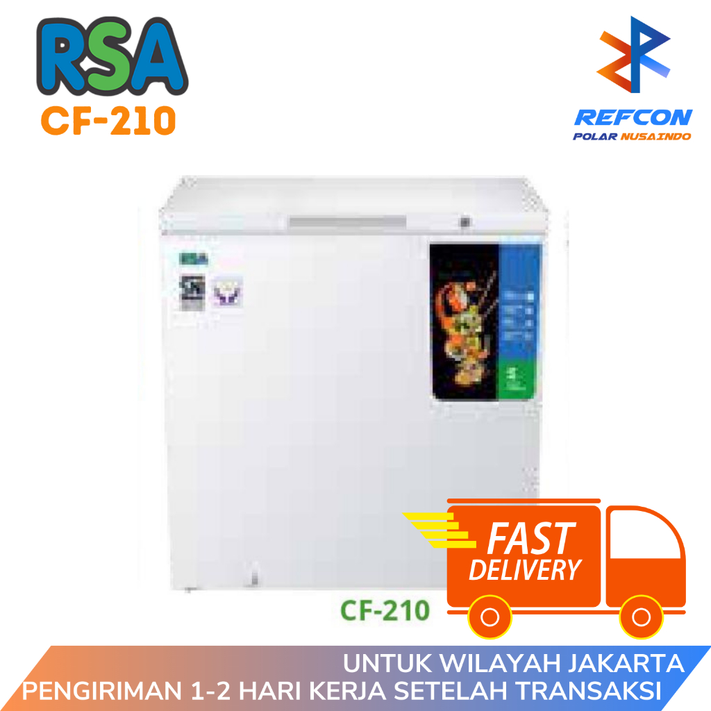 Jual Chest Freezer RSA CF 210 / CF210 [200 Liter] | Shopee Indonesia
