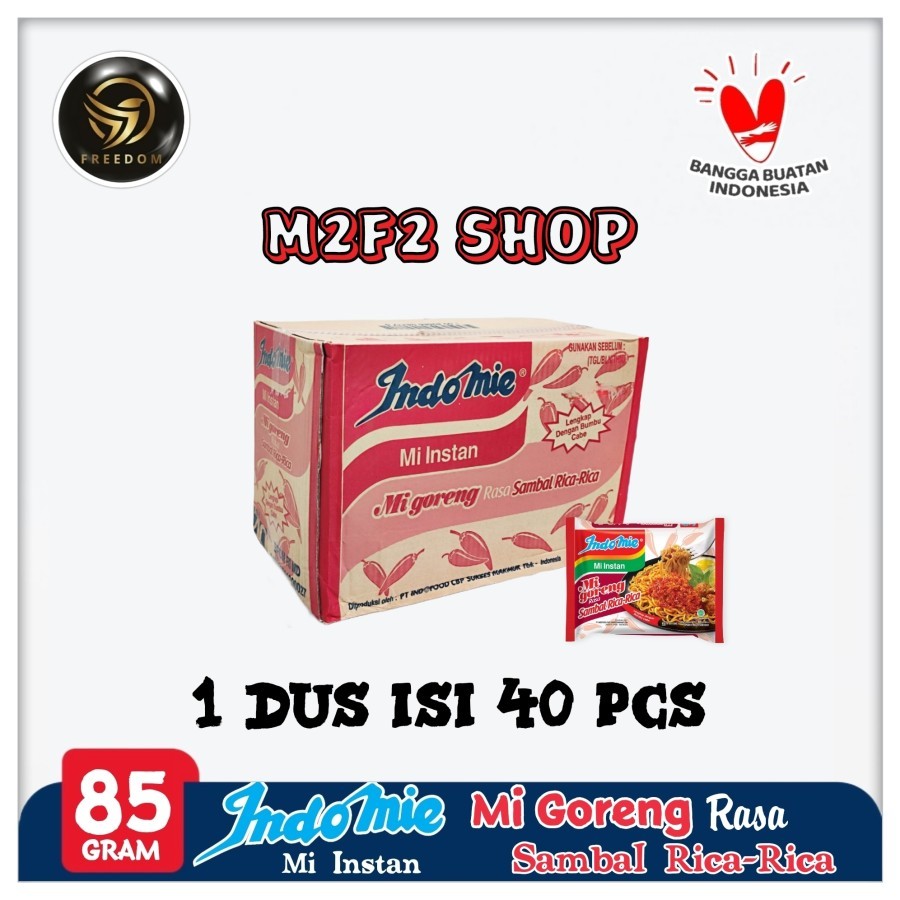 Jual Indomie Mie Instant Goreng Rasa Sambal Rica - Rica | Bag - 85 gr ...