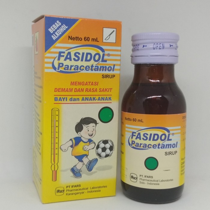 Jual FASIDOL PARACETAMOL SYRUP 60 ML | Shopee Indonesia