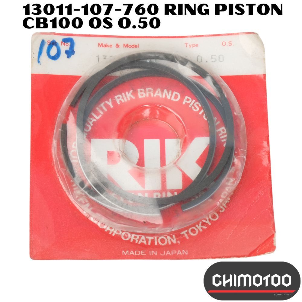 Jual Ring Piston Honda Cb100 Cb 100 Os Oversize Ukuran 0.50 13011-107-760 | Shopee Indonesia