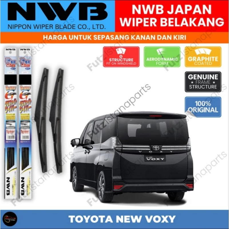 Jual Wiper Belakang New Voxy Original Merk NWB Japan | Shopee Indonesia