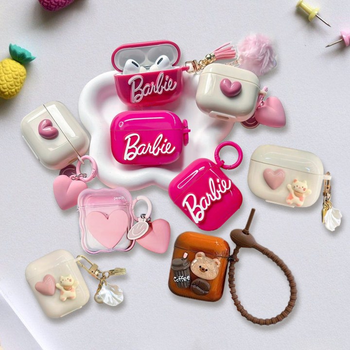 Jual Case airpods Kasing Perlindungan Earphone Bluetooth Casing Heart ...