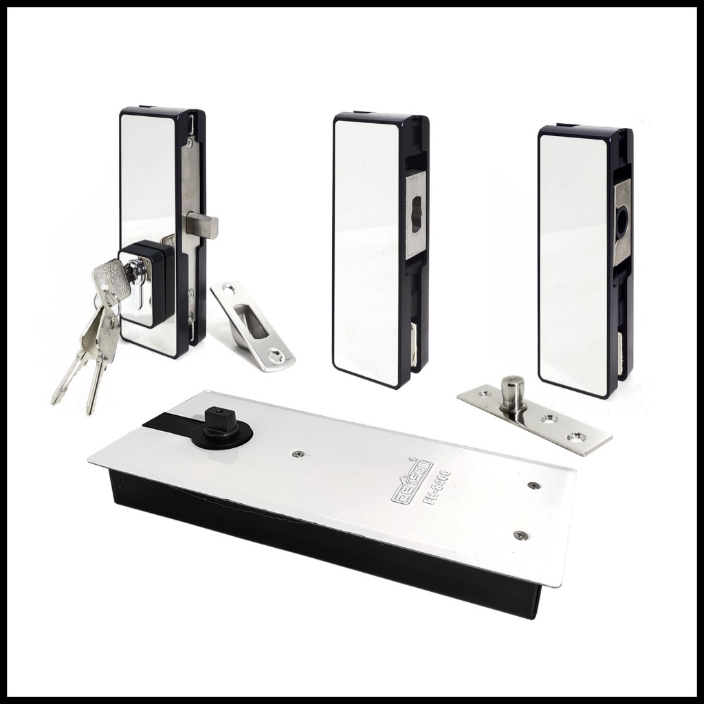 Jual FLOOR SPRING SET FH 8400 SSS Glass Door Complete Patch Fitting PT ...