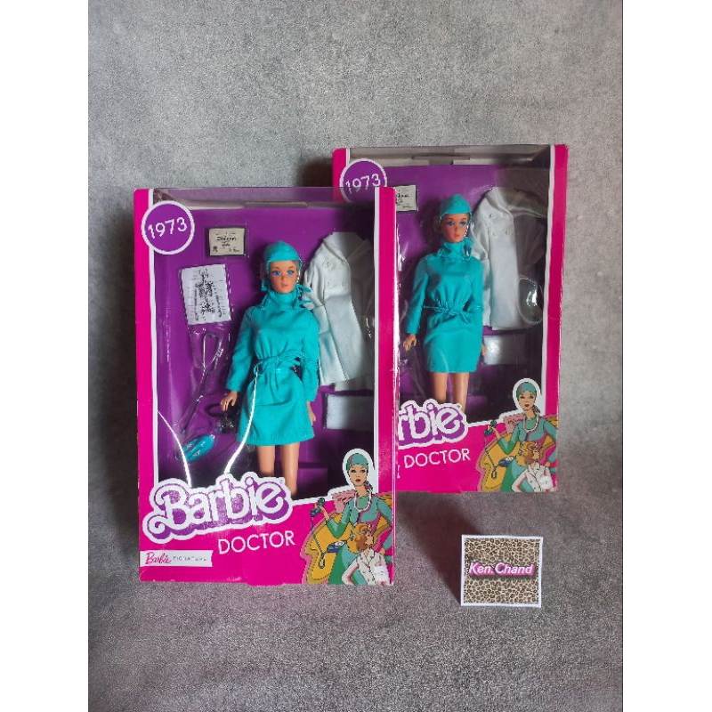 Jual Barbie Signature Doctor Barbie Doll 1973 Reproduction | Shopee ...