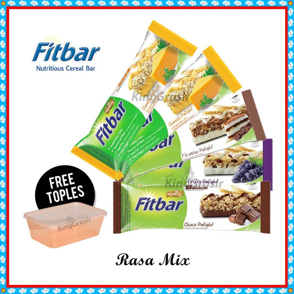 Jual Fitbar Cemilan Diet Sehat 1 Box Isi 12 pcs (20gr) | Shopee Indonesia