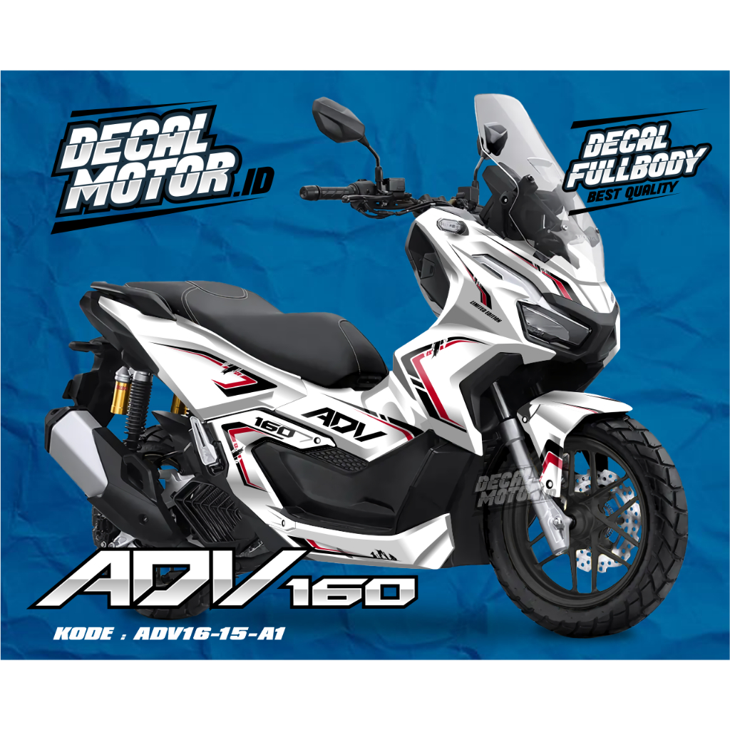 Jual Stiker Decal Honda ADV 160 New Livery Hrc Racing / Stiker Motor ...