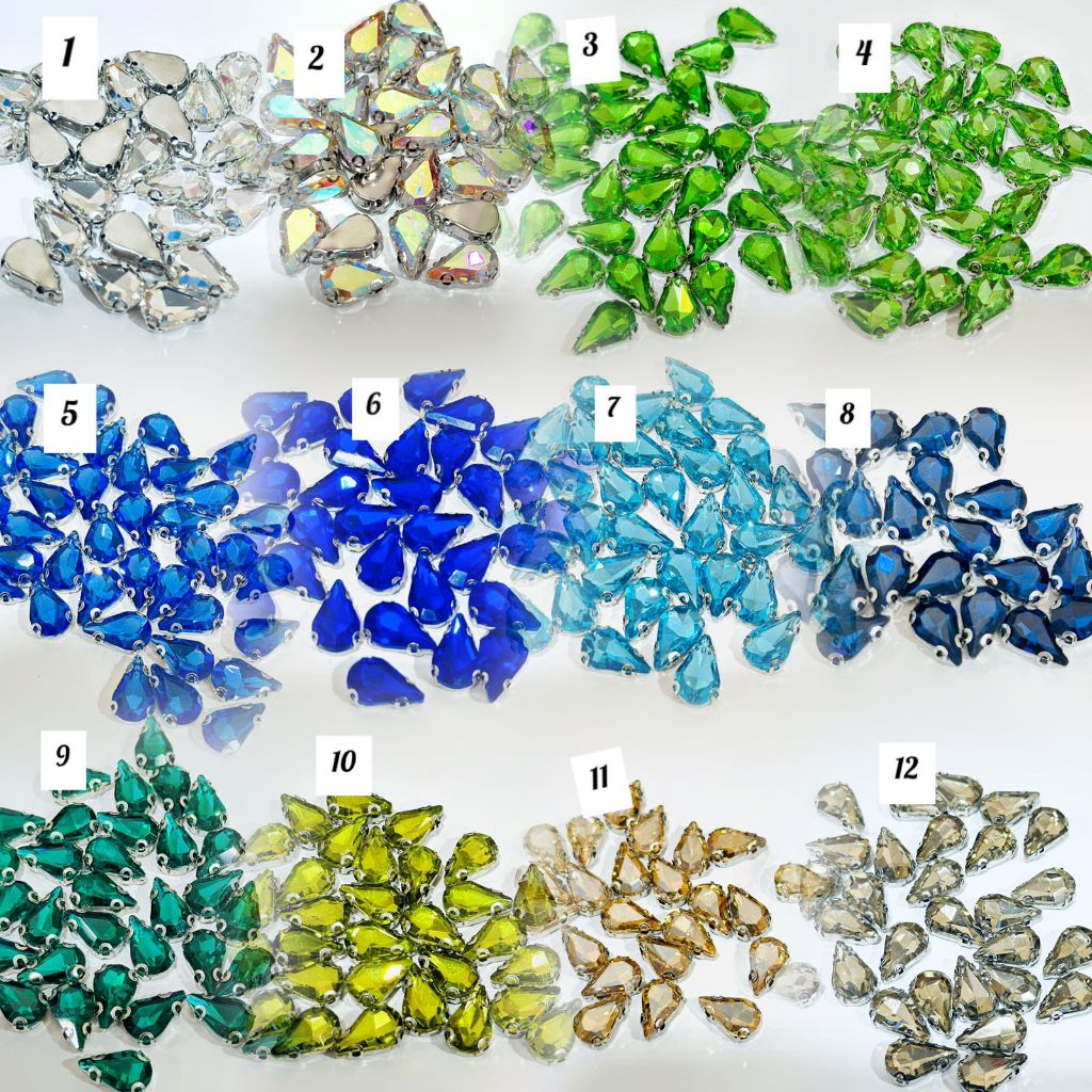 Jual DIAMOND CANGKANG / Permata Cangkang Tetes 6x10 Grade A Kaca, 100 ...